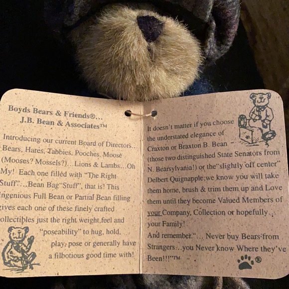 Boyds Bears | Accents | Boyds Bears Friends Chase Bearimore | Poshmark